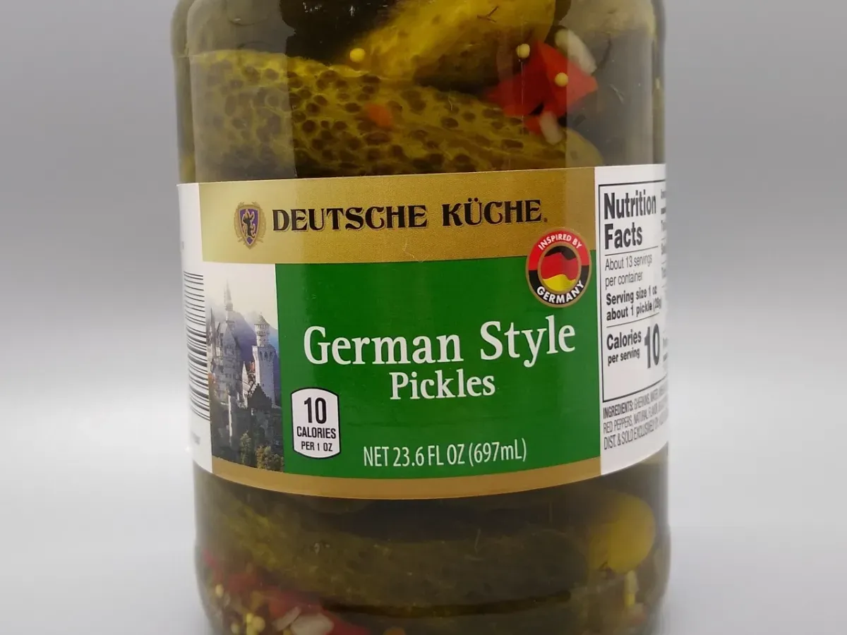 German Style Pickles Nutrition Facts - Eat This Much