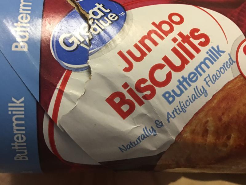 Great Value Jumbo Buttermilk Biscuits Nutrition Facts - Eat This Much