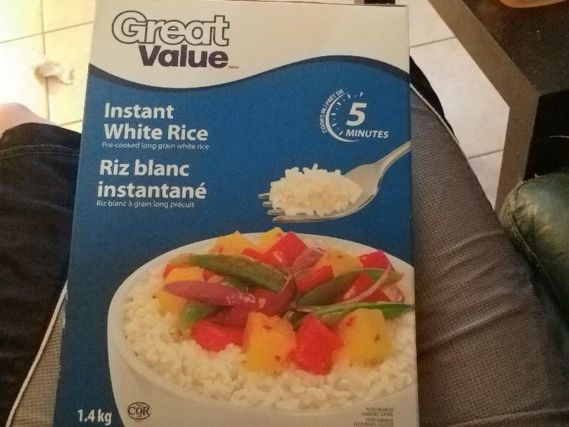 Great Value Instant White Rice Nutrition Facts - Eat This Much