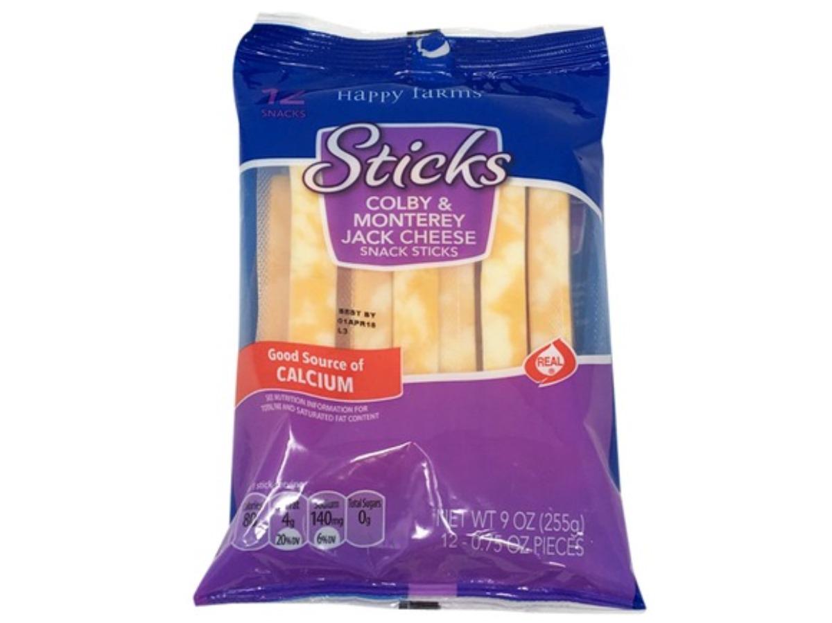 Colby Jack Snack Sticks Nutrition Facts - Eat This Much