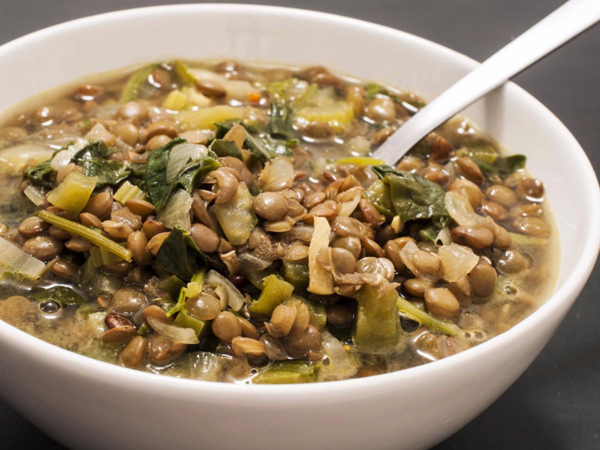 Lemony Lentil And Greens Soup Recipe And Nutrition Eat This Much