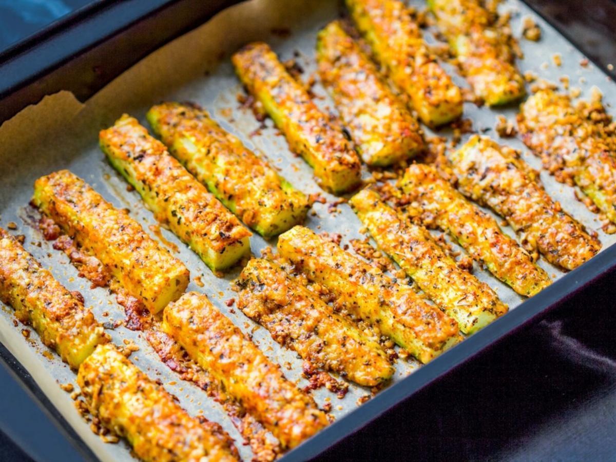 Parmesan Zucchini Strips Recipe and Nutrition - Eat This Much