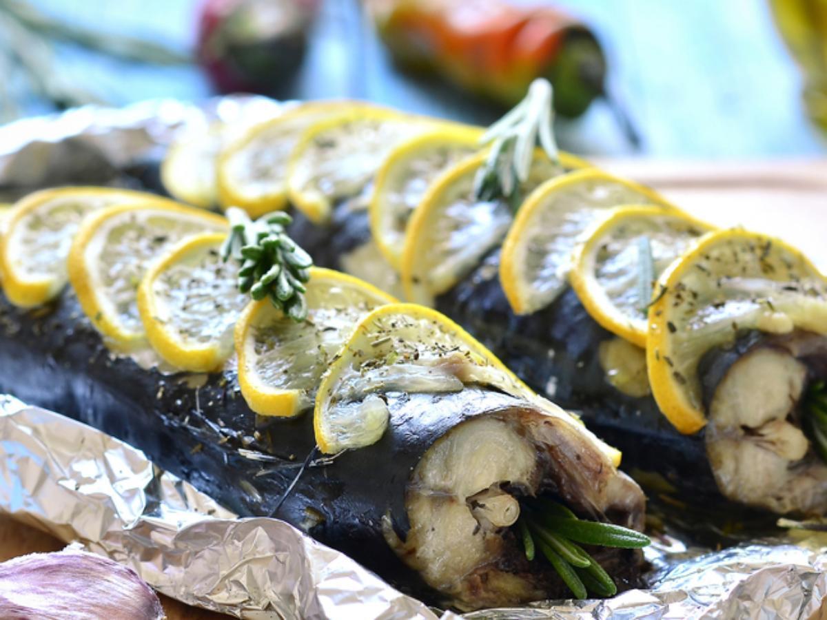 Baked Bluefish Whole